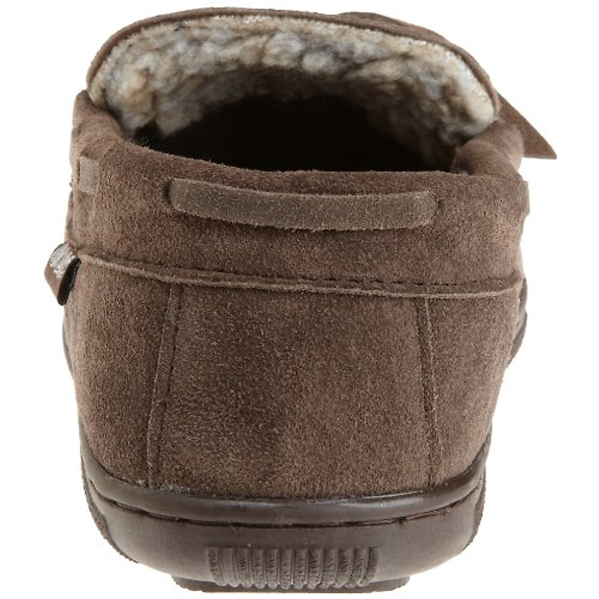 MUK LUKS Men's Paul Slipper, Chocolate, 9