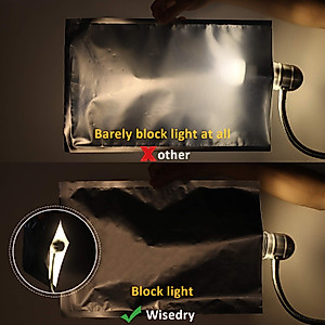 wisedry [100 Packs] 1-Gallon Mylar Bags (4 Mil, 15''x10'') with 300cc Oxygen Absorbers Packets for Dehydrated Vegetables, Grains, Legumes and Emergency Long Term Food Storage, Food Grade