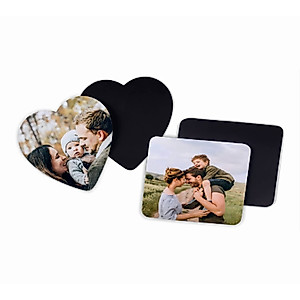 LEECUM Custom Fridge Magnet 4PCS Print Any of Your Design Home Decoration Photo Refrigerator Magnets Office and Kitchen - Locker Magnets (Different)