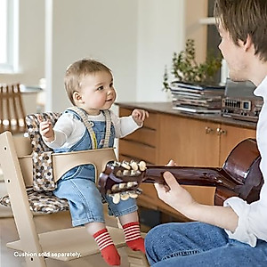 Tripp Trapp Baby Set from Stokke, White - Convert The Tripp Trapp Chair into High Chair - Removable Seat + Harness for 6-36 Months - Compatible with Tripp Trapp Models After May 2006