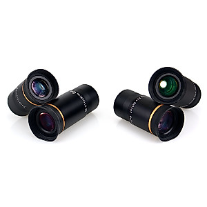 SVBONY Telescope Eyepiece Fully Multi Coated 1.25 inches Telescope Lens 66 Degree Ultra Wide Angle HD Telescope Accessory (6mm 9mm 15mm 20mm)
