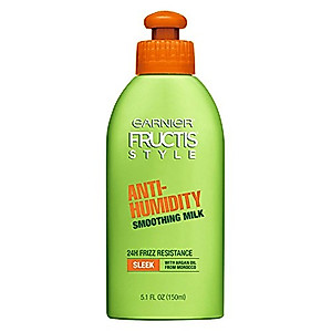 Garnier Fructis Style Anti-Humidity Smoothing Milk 5.10 oz (Pack of 5)