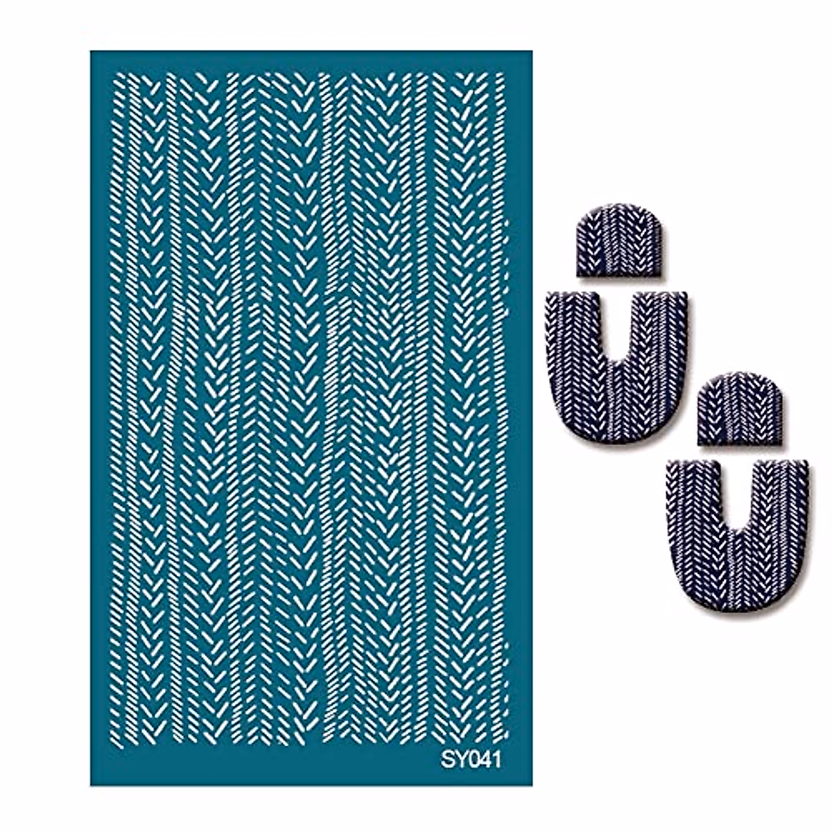 6Pcs Polymer Clay Silk Screen - Silk Screen Stencils for Polymer Clay - Reusable Silkscreen Print Kit Printing on Clay Jewelry Clay Earrings Silkscreen Stencil for Polymer Clay Earrings Jewelry