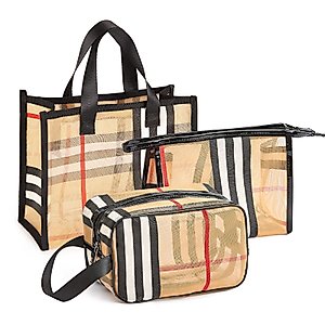 kancehinage Nail Polish Organizer Bag, Double Layer Large Nail Polish Organizers Case Portable Carrying Bag 3