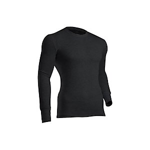 ColdPruf Tall Platinum II Dual-Layer Crewneck Base Layer, Thermal Long-Sleeve Top, Men
