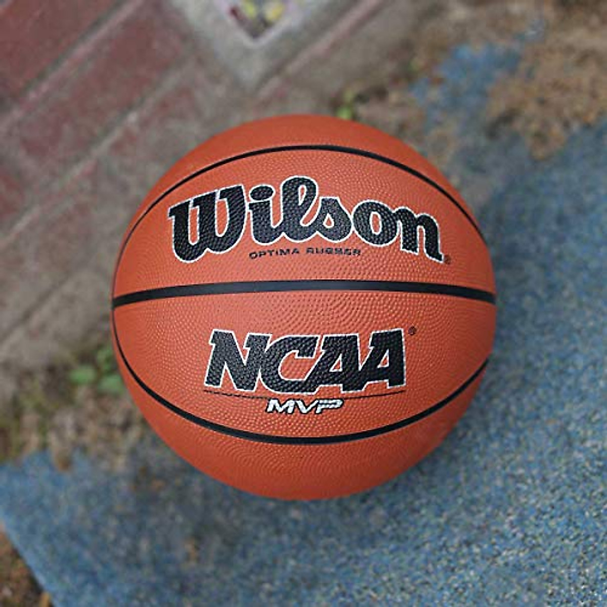 Wilson NCAA MVP Outdoor Basketball - Size 7 - 29.5", Orange