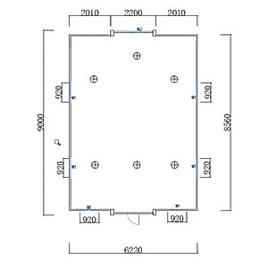 Elegant Prefabricated 30FT House with Spacious Living Area, 3 Bedroom,Fully Equipped Bathroom,Modern Kitchen and Steal Frame Construction- Ideal Mobile Home for Comfortable Living.