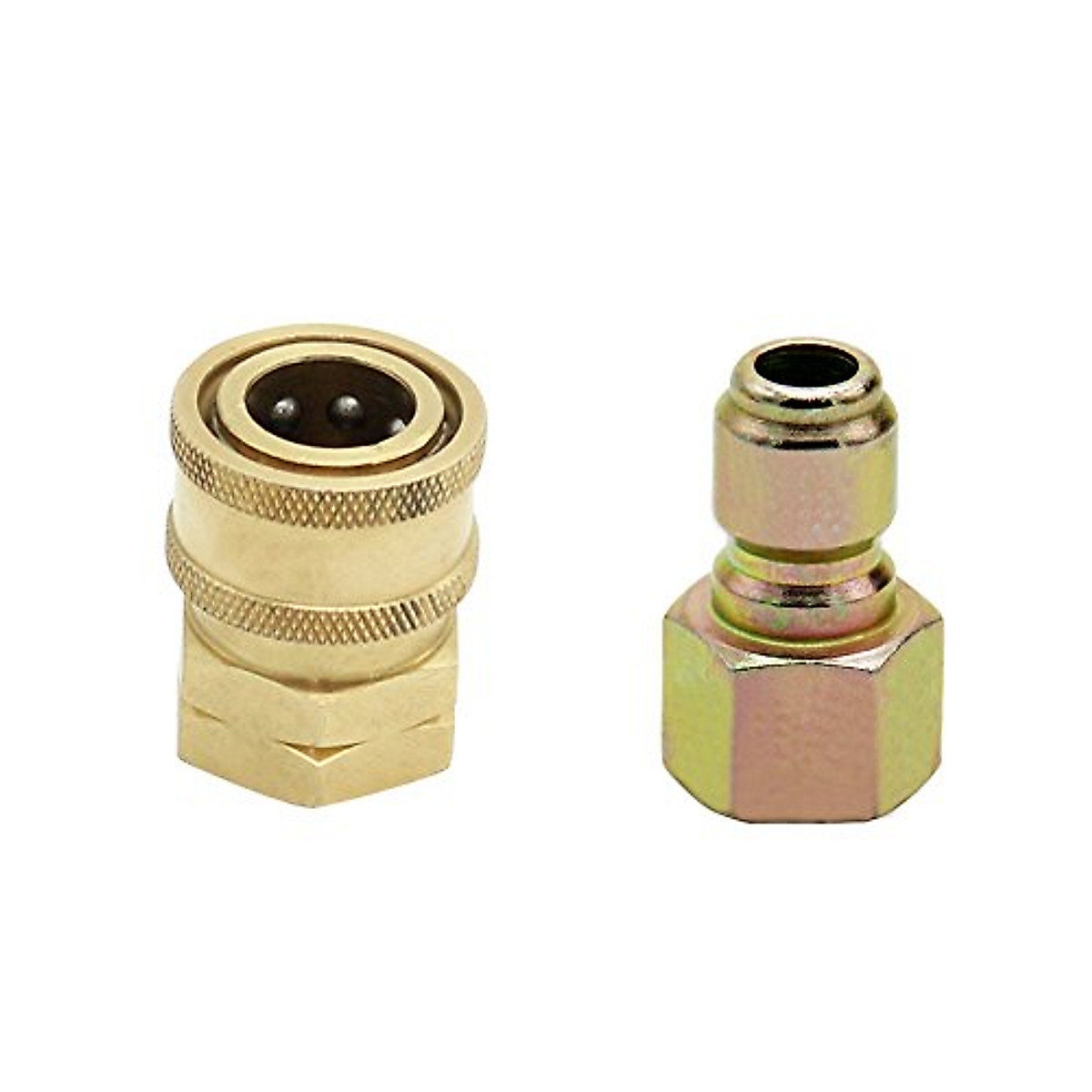 Twinkle Star 3/8 Inch Quick Connect Fitting Pressure Washer Adapter Set, TWIS293