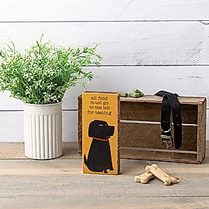 Primitives by Kathy All Food Must Go To The Lab For Testing Home Décor Sign