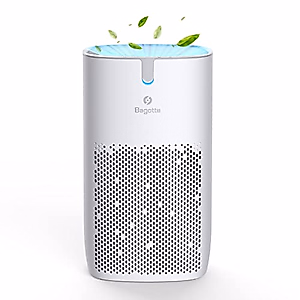 Air Purifier for Home Large Room, Bagotte 4-in-1 H13 HEPA Filter Air Purifier up to 1725 ft² in 60 Min, 24dB Quiet 4 Speeds 6 watts Sleep Mode Energy Saving, Remove 99.97% Dust Smoke Odor Ozone Free