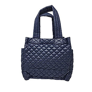 CLARANY Quilted Mini Tote water repellent (Navy)