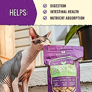 Stella & Chewy’s – Stella’s Solutions Digestive Boost – Cage-Free Chicken Dinner Mixer – Freeze-Dried Raw, Protein Rich, Grain Free Cat Food – 7.5 oz Bag