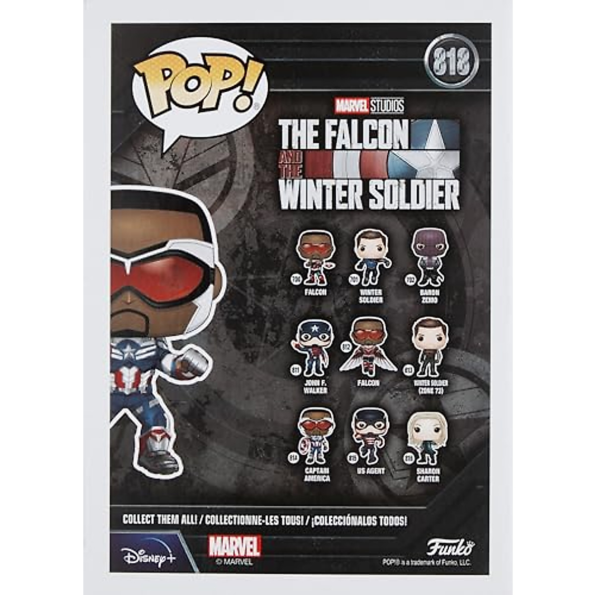 Funko Pop! Marvel: Year of The Shield - Captain America (Sam Wilson) with Shield, Amazon Exclusive
