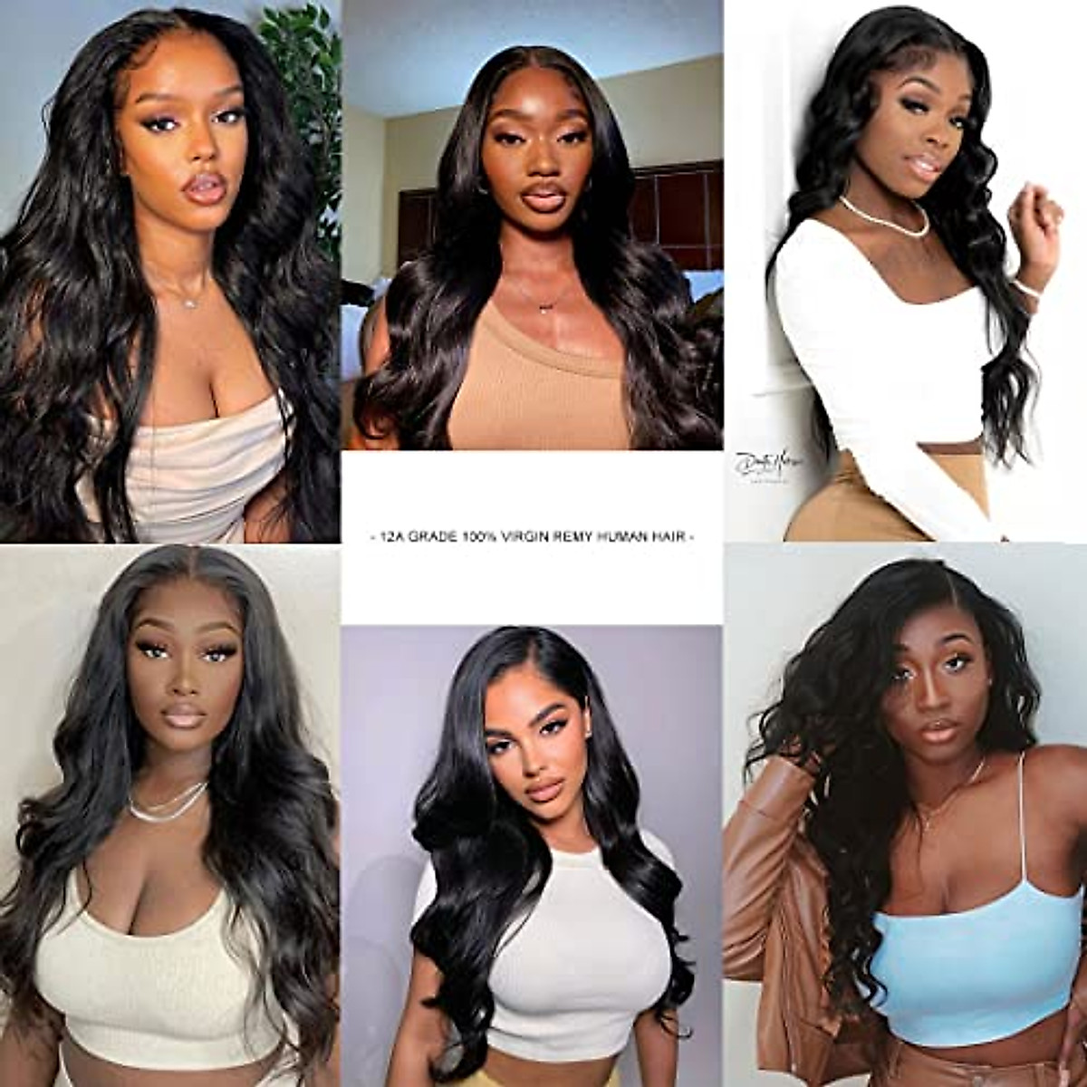Aliaurora Lace Front Wigs Human Hair Body Wave 13x4 HD Lace Frontal Wig Pre Plucked with Baby Hair Brazilian Lace Front Human Hair Wigs for Black Women 150% Density Natural Color (20 Inch)