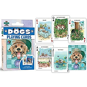 MasterPieces Officially Licensed Dogs Playing Cards - 54 Card Deck for Adults