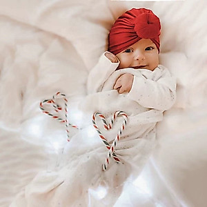 Baby Turban Newborn Turbans for Baby Girls Head Wraps Bow Hats for Newborns Baby Beanie Hats Headraps