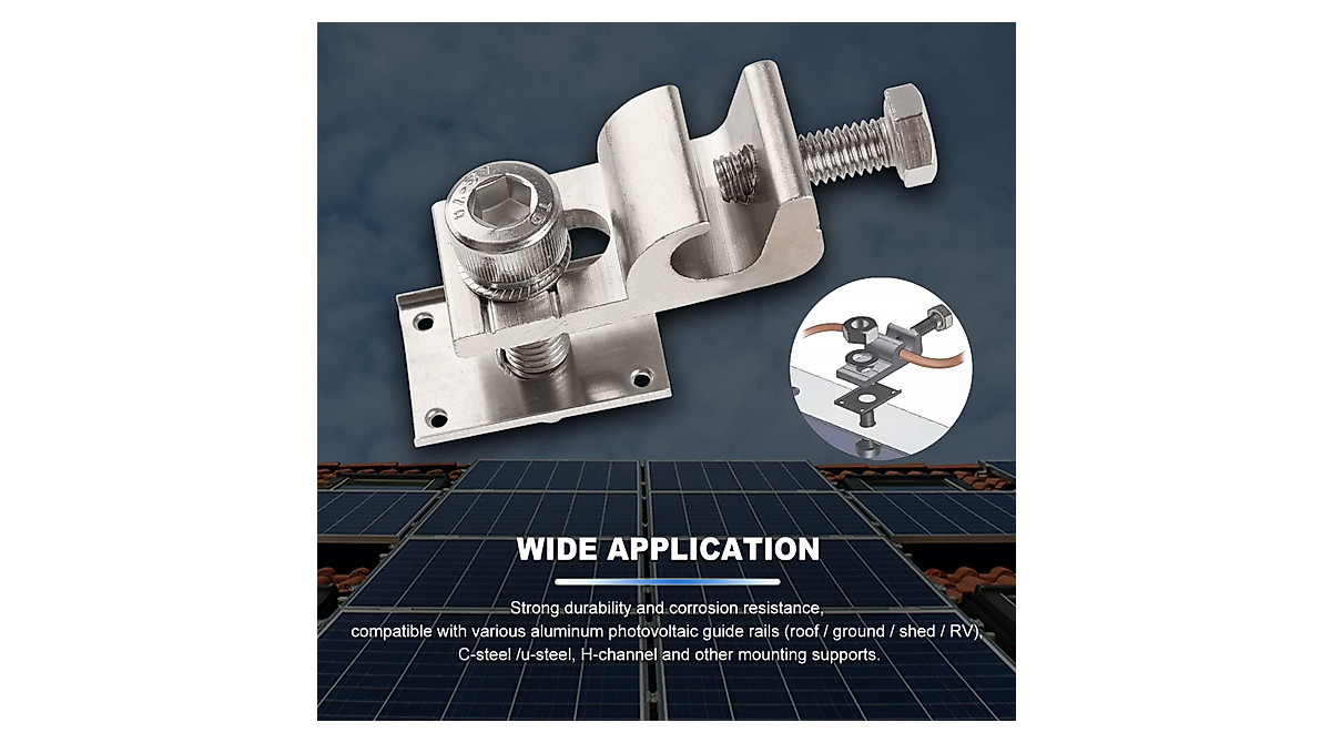 EVARSOL Solar Grounding Lugs for Reliable Connections
