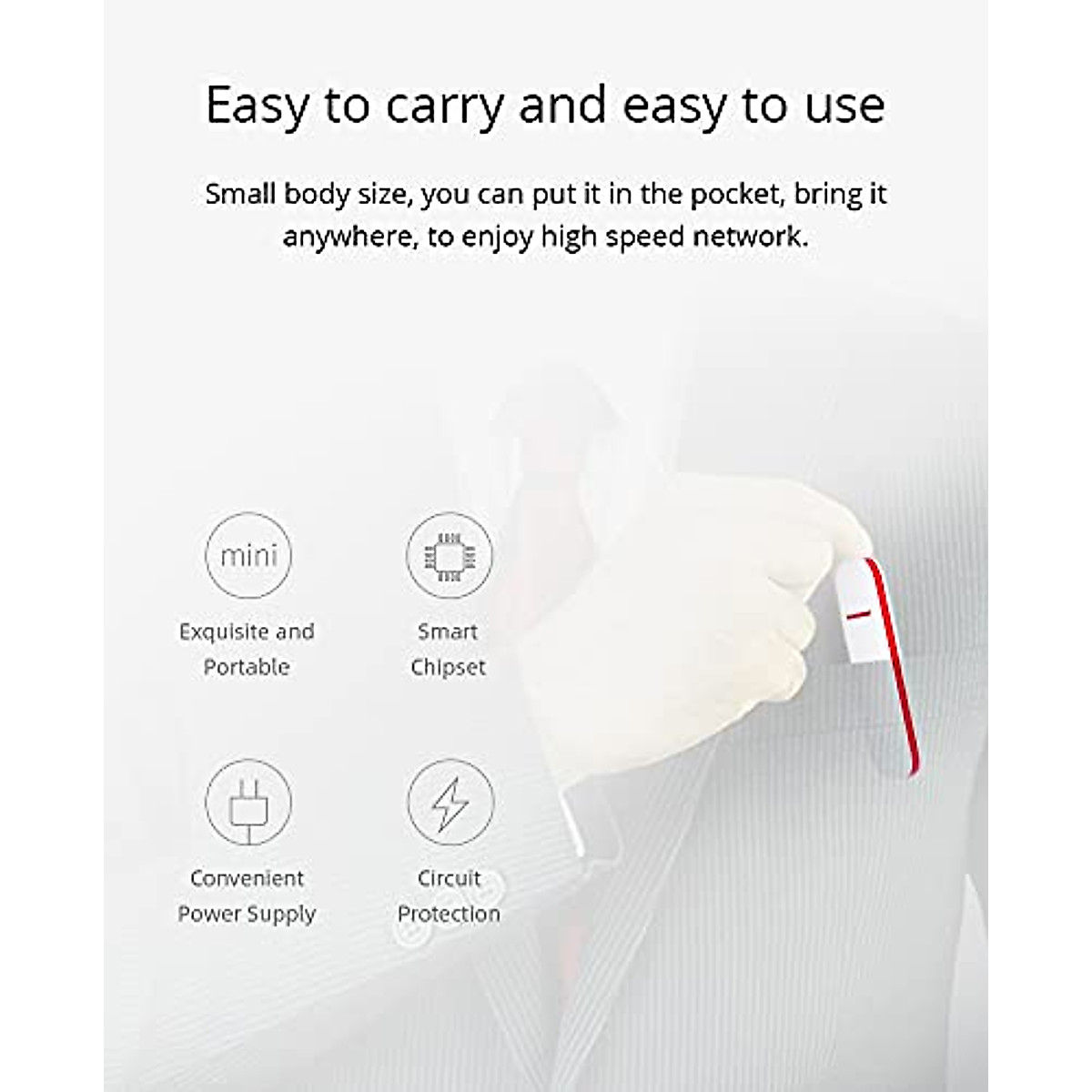 Unlocked Mini 4G Dongle USB LTE Ufi Mobile Data Wireless Router Network Card WiFi Hotspot Modem dongle with Sim Card Slot