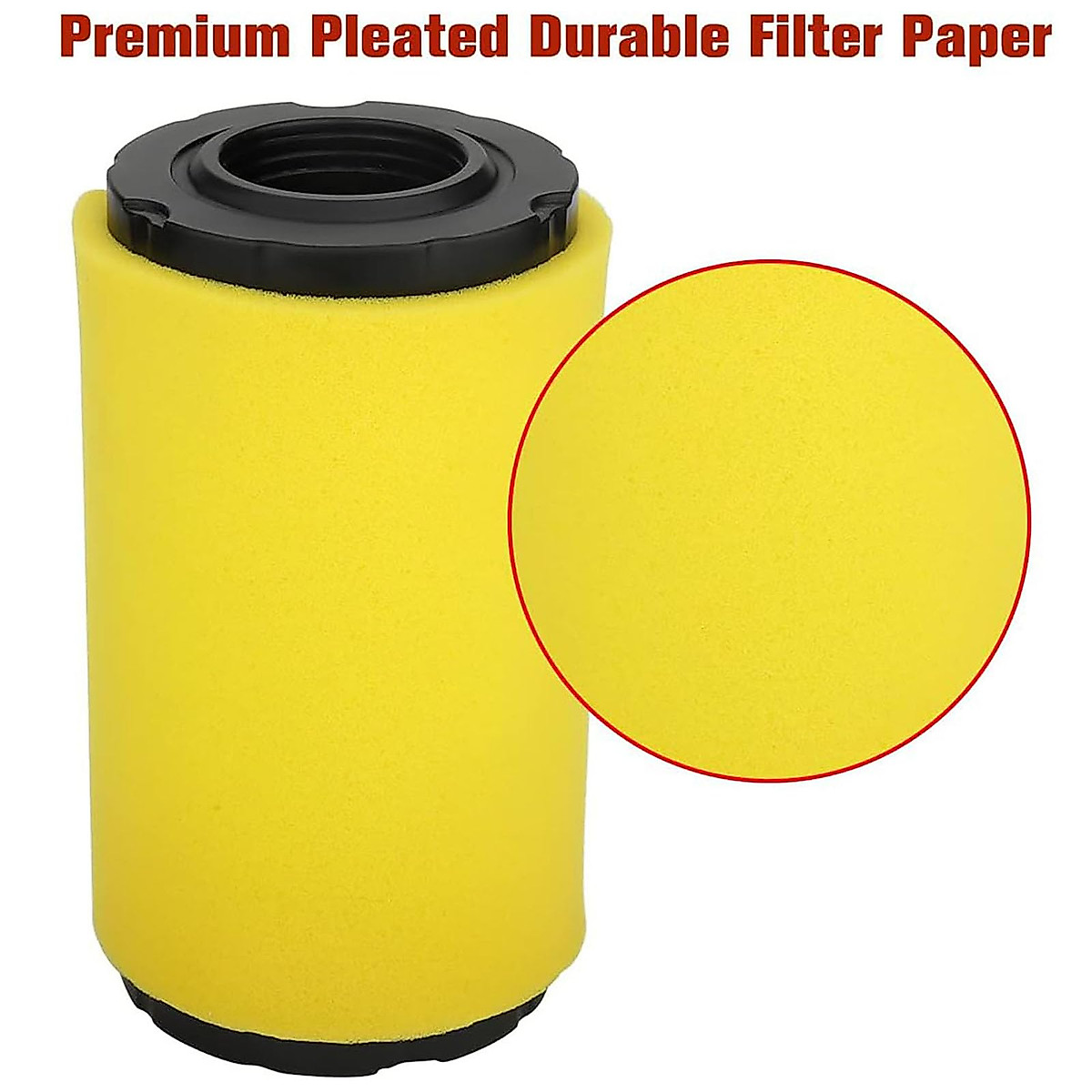 Drblawi Compatible with 793569 793685 Air Filter for Briggs and Stratton Intek Craftsman LT2000 YT3000 4241 5415 John Deere GY21055 MIU11511 LA125 LA115 D100 D110 D120 Lawn Mower Tractor (Pack of 2)