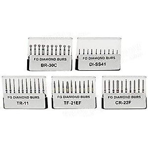 50pcs Diamond Burs FG Diamond Burs