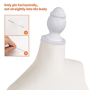 Mannequin Body Torso Tripod Stand Dress Form 58-67 Inch Height Adjustable Manikin Body Female