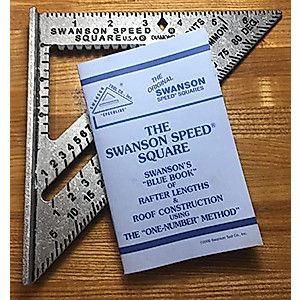 SWANSON Tool Co S0101 7 Inch Speed Square, Blue
