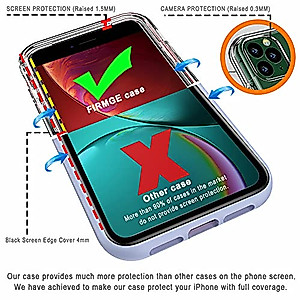FIRMGE for iPhone 11 Pro Case 5.8 Inch, with [2 x Tempered Glass Screen Protector] 360 Full-Body Coverage Military Grade Heavy Duty [Shockproof] [Scratch-Resistant] Phone Protective Cover- LK004