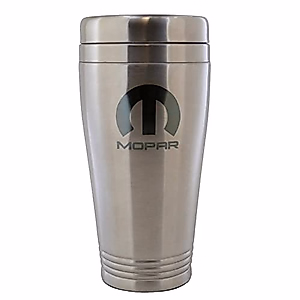 Au-TOMOTIVE GOLD Stainless Steel Travel Mug for Mopar (Silver)