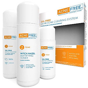 AcneFree 24 Hour Acne Clearing System 1 kit (Pack of 2)