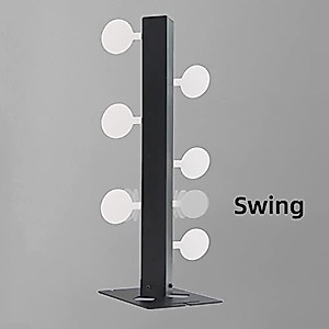 Atflbox The Metal Swing Shooting Target Stand with 6 Steel Plates for Airsoft BB Guns Practise (Dueling Tree)