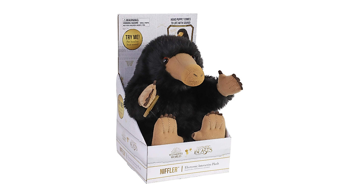 Wizarding World Niffler Electronic Plush Puppet - The Noble Collection