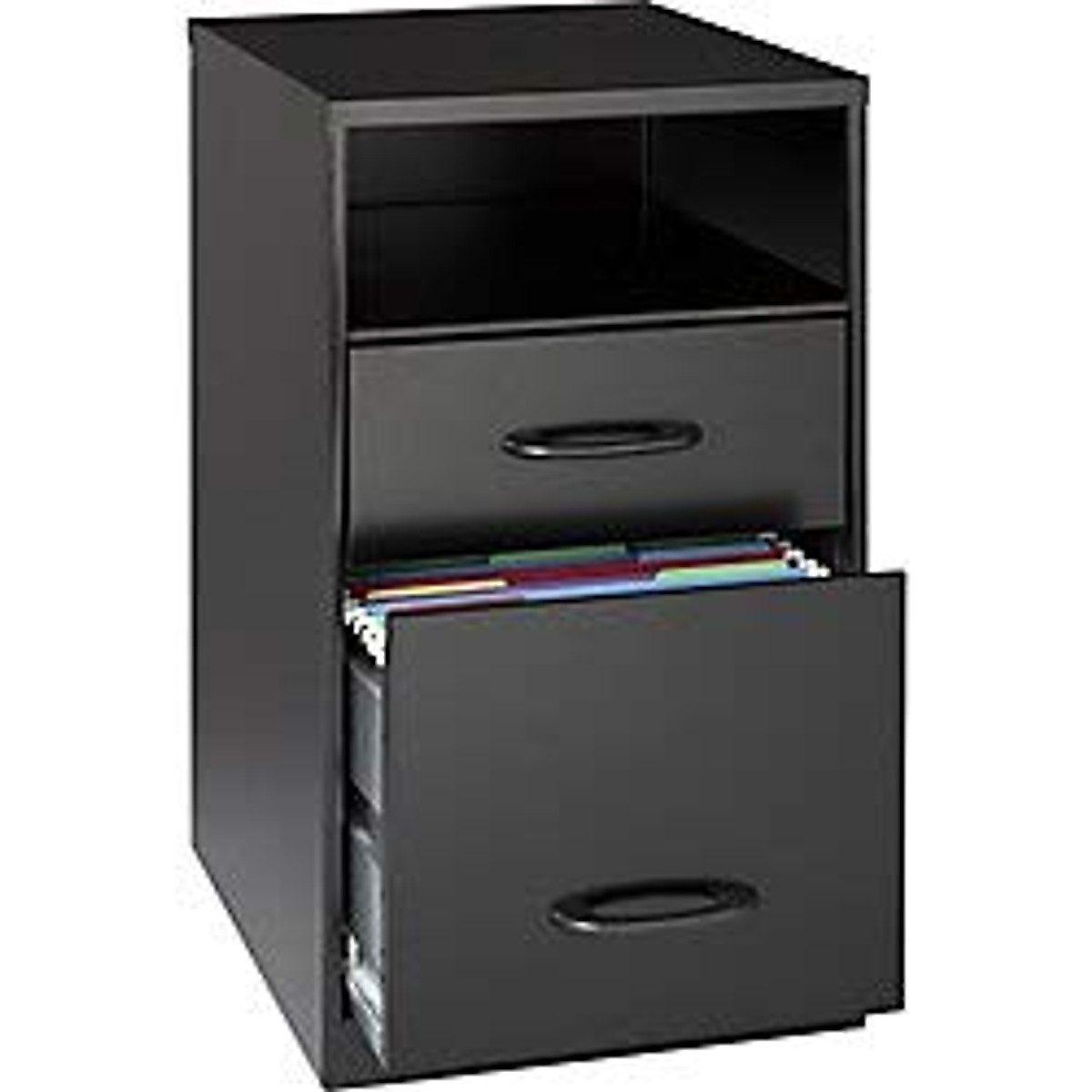 Lorell File Cabinet, 24.5H x 14.3W x 18D, Black