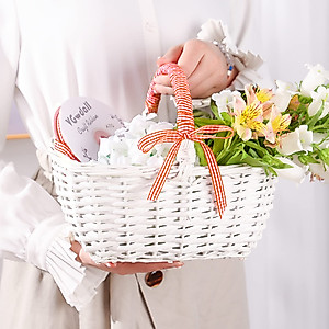 VGoodall Reddish-Orange Gingham Ribbon 3/8 x 50Yd Picnic Craft Ribbon Reddish-Orange Plaid Design for Hair Accessories Craft and Gift Wrapping Check Use for Baby Shower