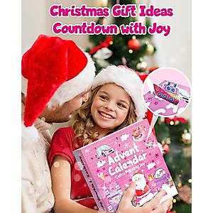 DIY Diamond Painting Keychain Advent Calendar for Girls Ages 4-12, Christmas Craft Gifts