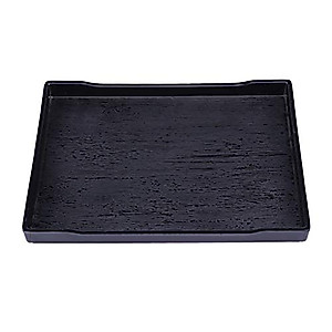 Ipetboom Reptile Water Dish 1Pc Reptile Food Bowl, Tortoise Habitat Accessories Pets Feeding Plate Reptile Feeding Bowl Pet Breeding Tray for Reptile and Amphibian, 24.5x18x2cm Turtle Water Bowl