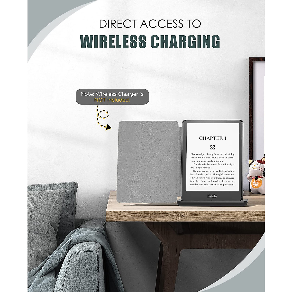 MoKo Case for 6.8" Kindle Paperwhite (11th Generation-2021) and Kindle Paperwhite Signature Edition, Lightweight Shell Cover with Auto Wake/Sleep for Kindle Paperwhite 2021 E-Reader, Green