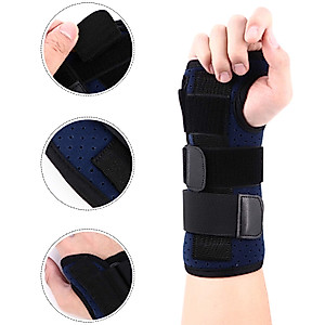 EXCEART 2 Pcs Joint Fixation Strap Removable Metal Wrist Splint Thumb Splint Brace Carpal Tunnel Brace Athletic Wrist Tape Breathable Wrist Braces Composite Cloth to Sleep Hand Rest