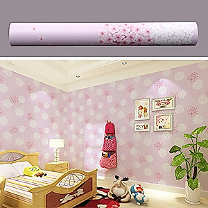 Yifely SimpleLife4U Removable Shelf Liner Self-Adhesive Drawer Covering Furniture Protect Paper 17x118 Inch Pink Jasmine