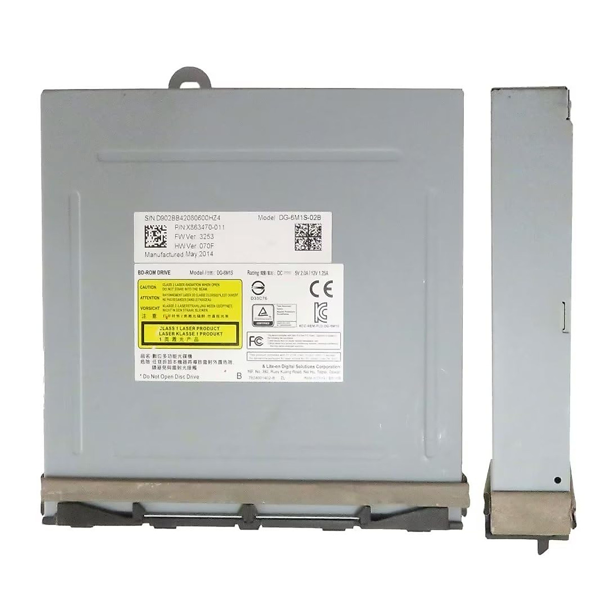 JEM&JULES Blu-Ray Disk Drive Replacement Lite-On DG-6M1S Laser for Xbox One DG-6M1S-01B DG-6M1S 6M2S B150