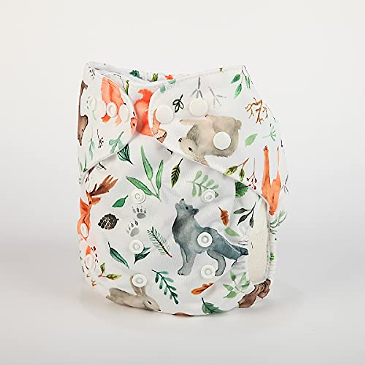 ReUseLife One Size Adjustable Washable Reusable Baby Cloth Diapers Without Inserts,6 Pack Covers Only (6DG03)