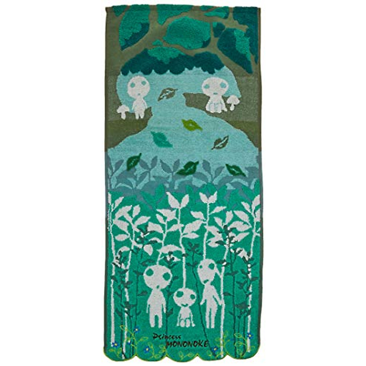 Marushin Studio Ghibli Princess Mononoke Face Towel Forest Kodama 34×80cm