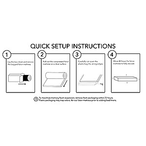 Trupedic Poly Solid Futon Mattress, 8-inch, Hunter Green