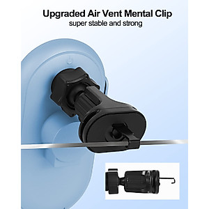 Wireless Car Charger, Phone Mount for Car Wireless Charger Smart Sensor Air Vent, Automatic Clamping Phone Holder Compatible with iPhone 14/13/12/11//XS/XR/8, Samsung S22/S21/S20/Note 20, etc(Blue)