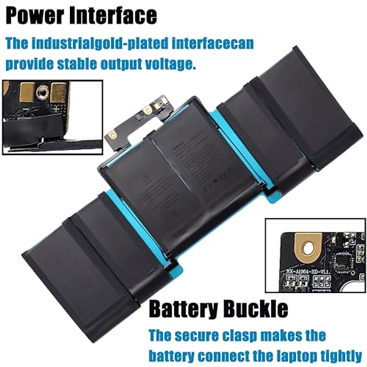 Tinkerpal A1964 Laptop Battery Compatible with MacBook Pro 13" (A1989) Mid 2018 2019 A2251 2020 EMC 3214 EMC 3358 3348 BTO/CTO MR9Q2LL/A MR9R2LL/A MR9T2LL/A MR9V2LL/A MV962LL/A MV9A2LL/A MV962LL