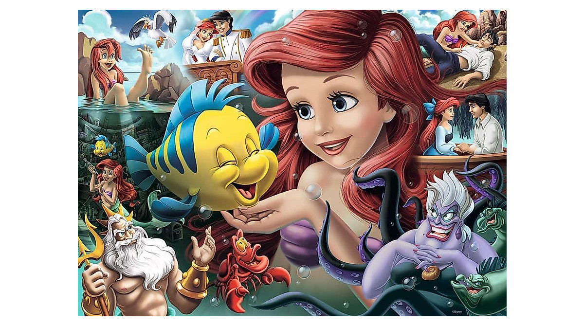 Ravensburger Disney Princess Heroines No.3 The Little Mermaid - 1000 ...