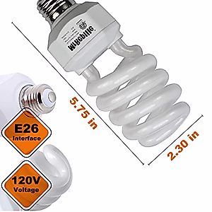 MRREPTILE UVB Reptile Light 10.0, Ideal for Desert Reptiles, Bearded Dragon UVB Light 26W