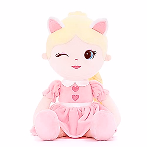 Lazada Baby Doll Soft Plush Girl Toys Kitty Girls with Braids Pink 16"