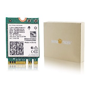 AX210NGW WiFi Card, WiFi 6E 802.11ax Wireless Card Intel AX210 NGW Bluetooth 5.3 Tri-Band 5400Mbps Network Adapter Wireless Module Expand to 6GHz for Laptop Support Windows 10/11 (64bit) M.2/NGFF