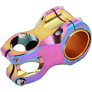 ZECHAO Bike Handlebar Stem,31.8‑35x50mm Colorful Bike Handlebar Stem for Road Bike Mountain Bike Bike Cycling Short Riser Bike Stem