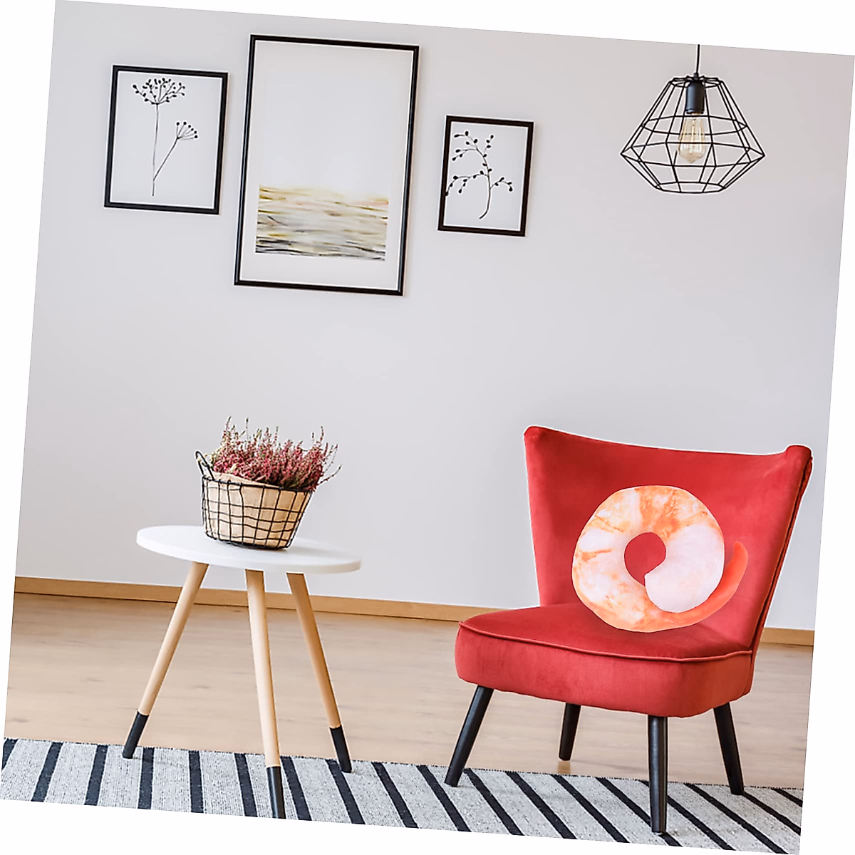 LIFKOME 2pcs Travel Plush Pillow Kids Body Pillow Kids Travel Neck Pillow Kids Travel Shrimp Plush Stuffed